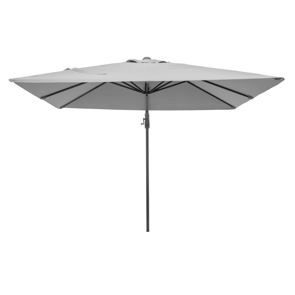 Voyager T2 2.7m Square Luna Grey Free Arm Parasol – Modern Rattan Ltd