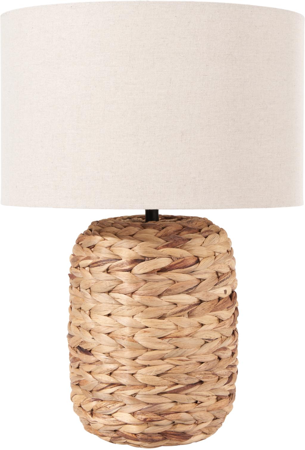Zadi Natural Plaited Tall Water Hyacinth Table Lamp – Modern Rattan Ltd