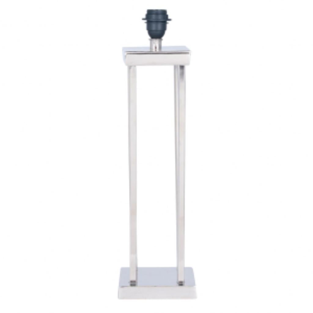 Langston Nickel Metal Column Table Lamp Base – Modern Rattan Ltd