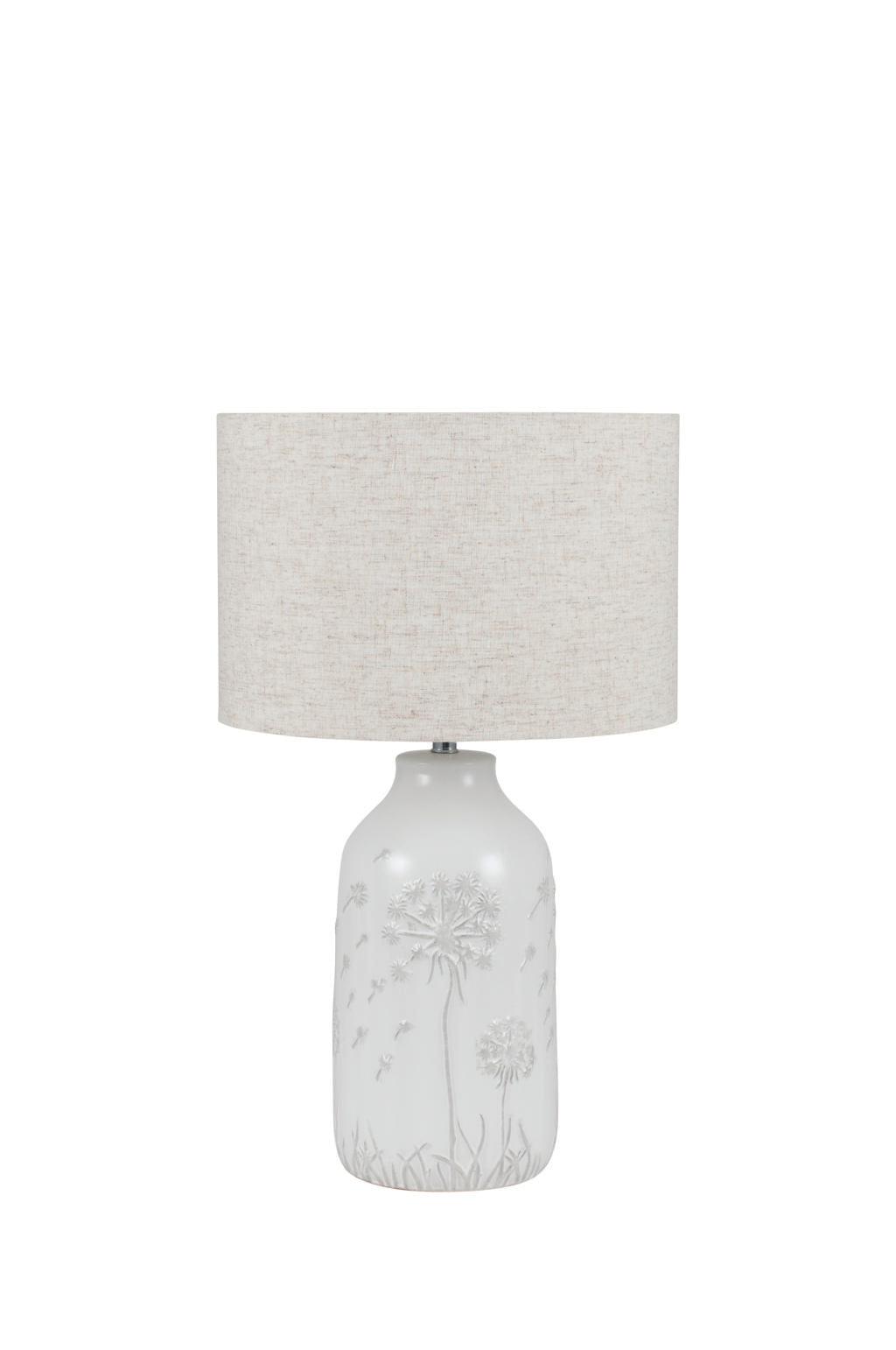 Flora White Floral Ceramic Table Lamp – Modern Rattan Ltd