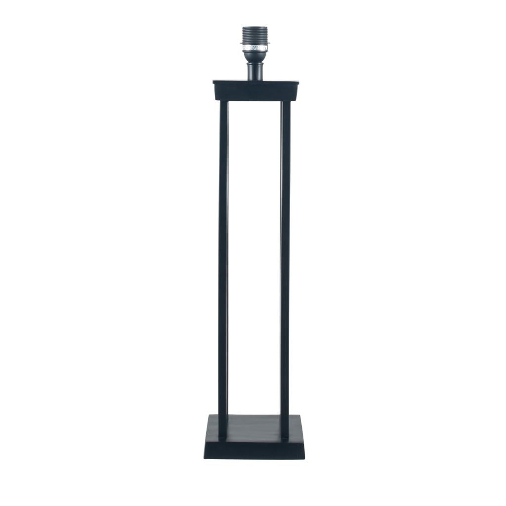 Langston Matt Black Metal Column Table Lamp Base – Modern Rattan Ltd