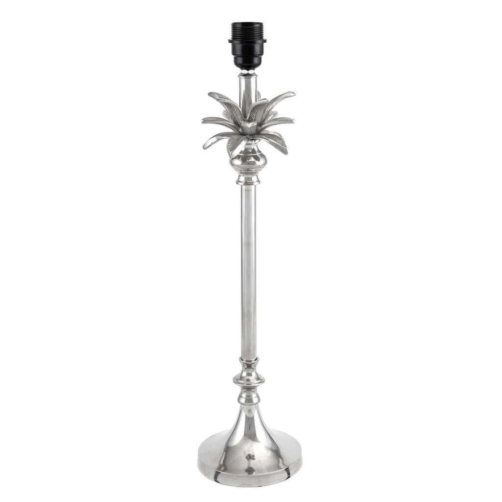 Trafalgar Nickel Metal Palm Tree Table Lamp Base – Modern Rattan Ltd