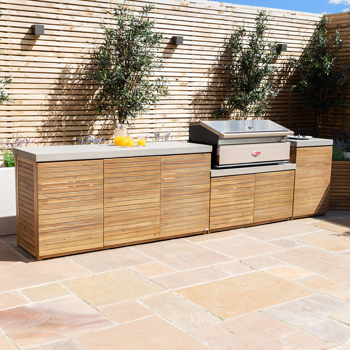 Maze - Bali Outdoor Kitchen Storage Units - Large Configuration ...