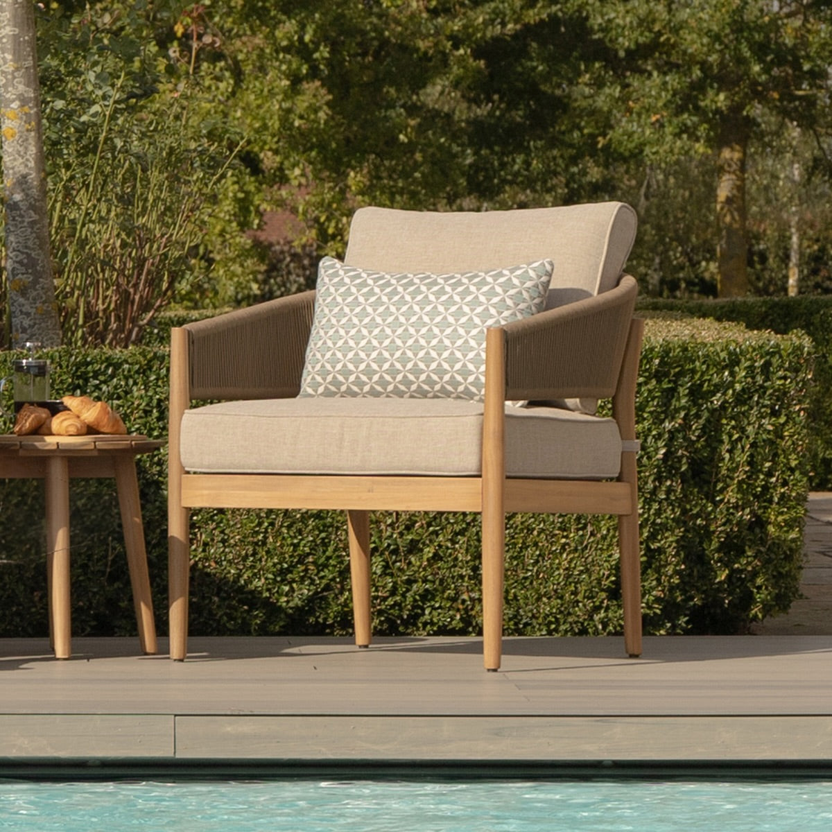 Maze - Porto Rope Weave Lounge Chair – Modern Rattan Ltd