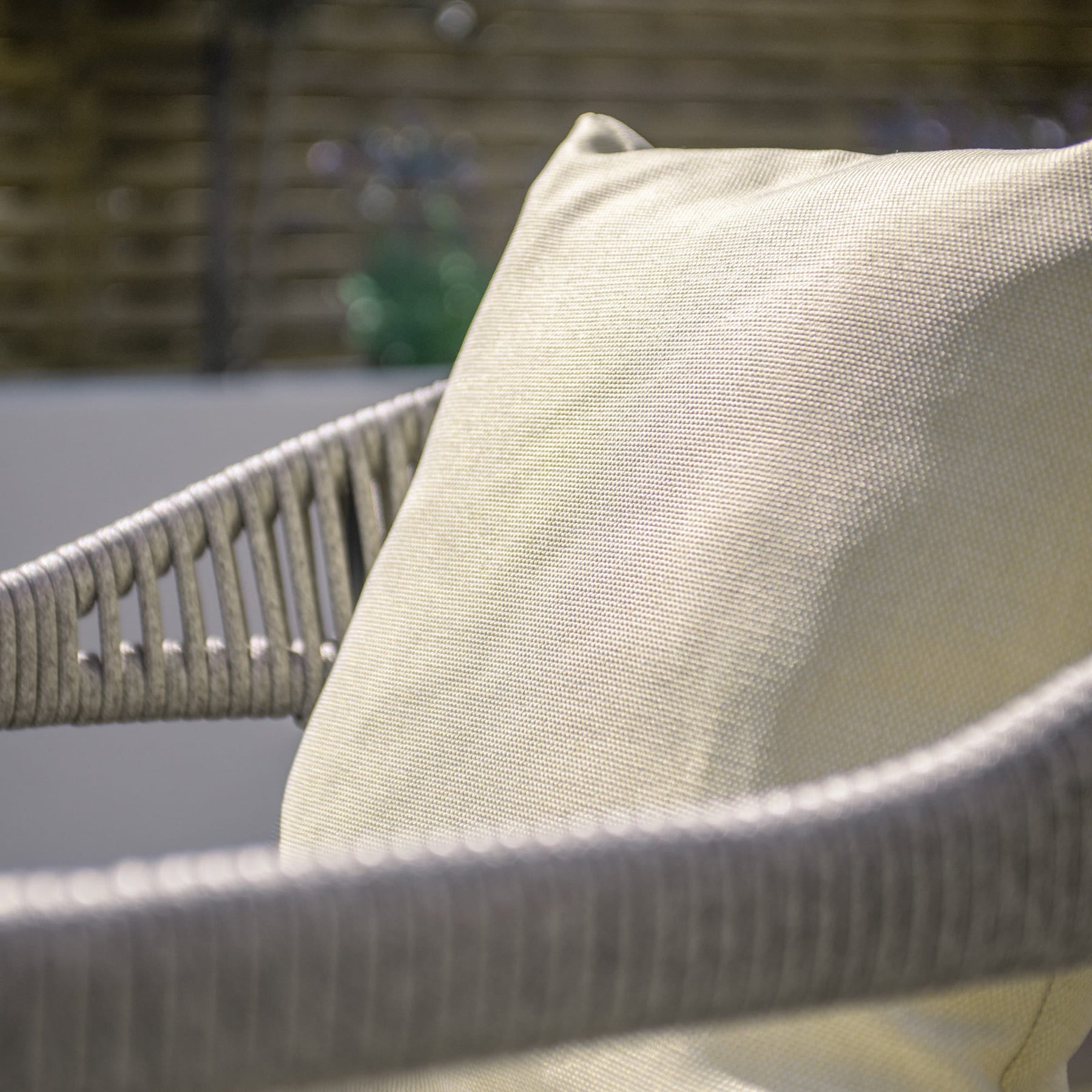 Roma 6 Seat Round Dining Set - Clay Stone Grey – Modern Rattan Ltd