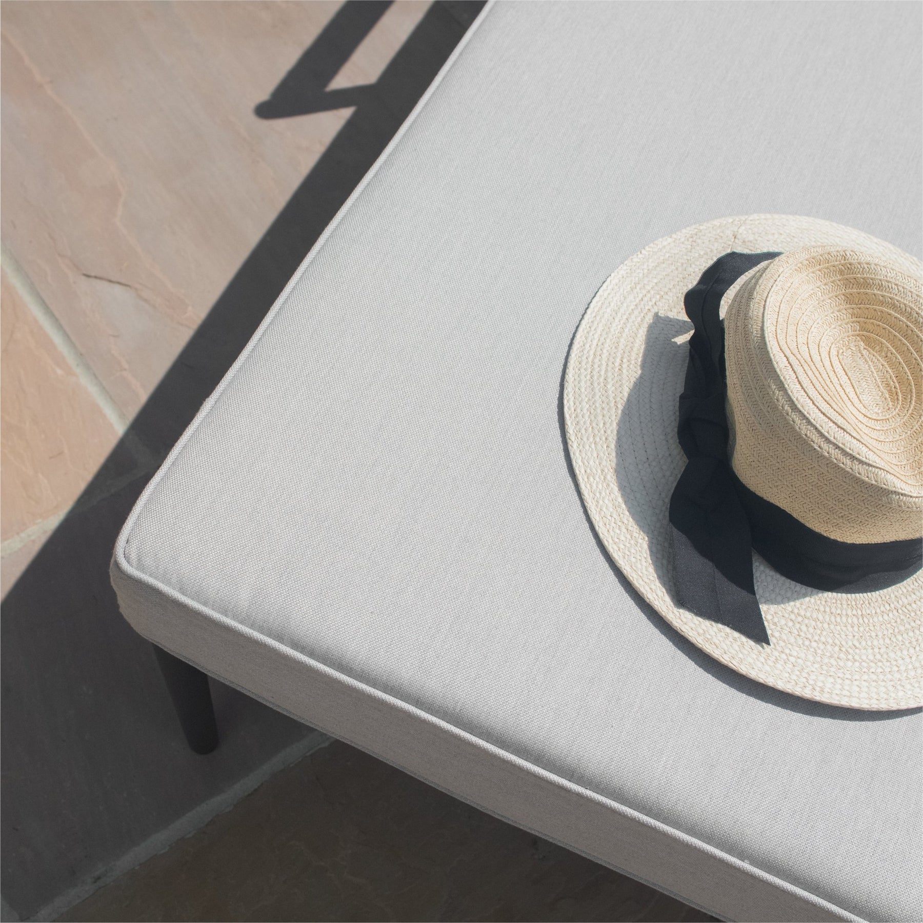 Roma Double Sunlounger Set - Clay Stone Grey – Modern Rattan Ltd