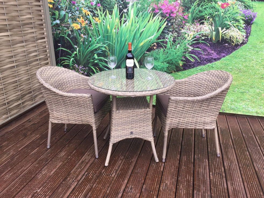2 Seater Rattan Bistro Set UK – Modern Rattan Ltd