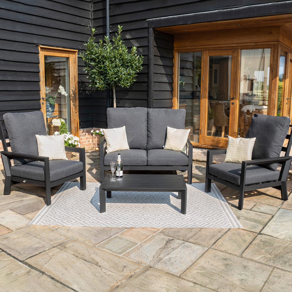 Maze - Manhattan Reclining 2 Seat Sofa Set – Modern Rattan Ltd